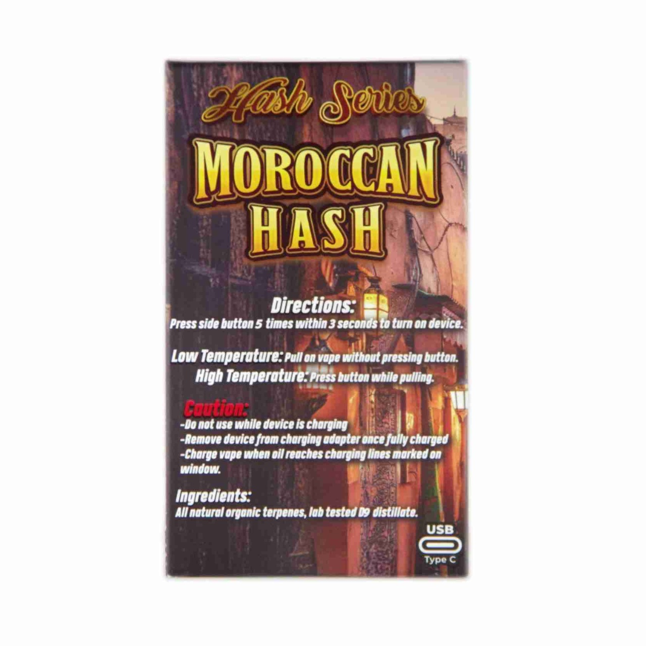 Burn Disposable Vapes – Moroccan Hash (Sativa) (3 Gram) - Top Shelf Express